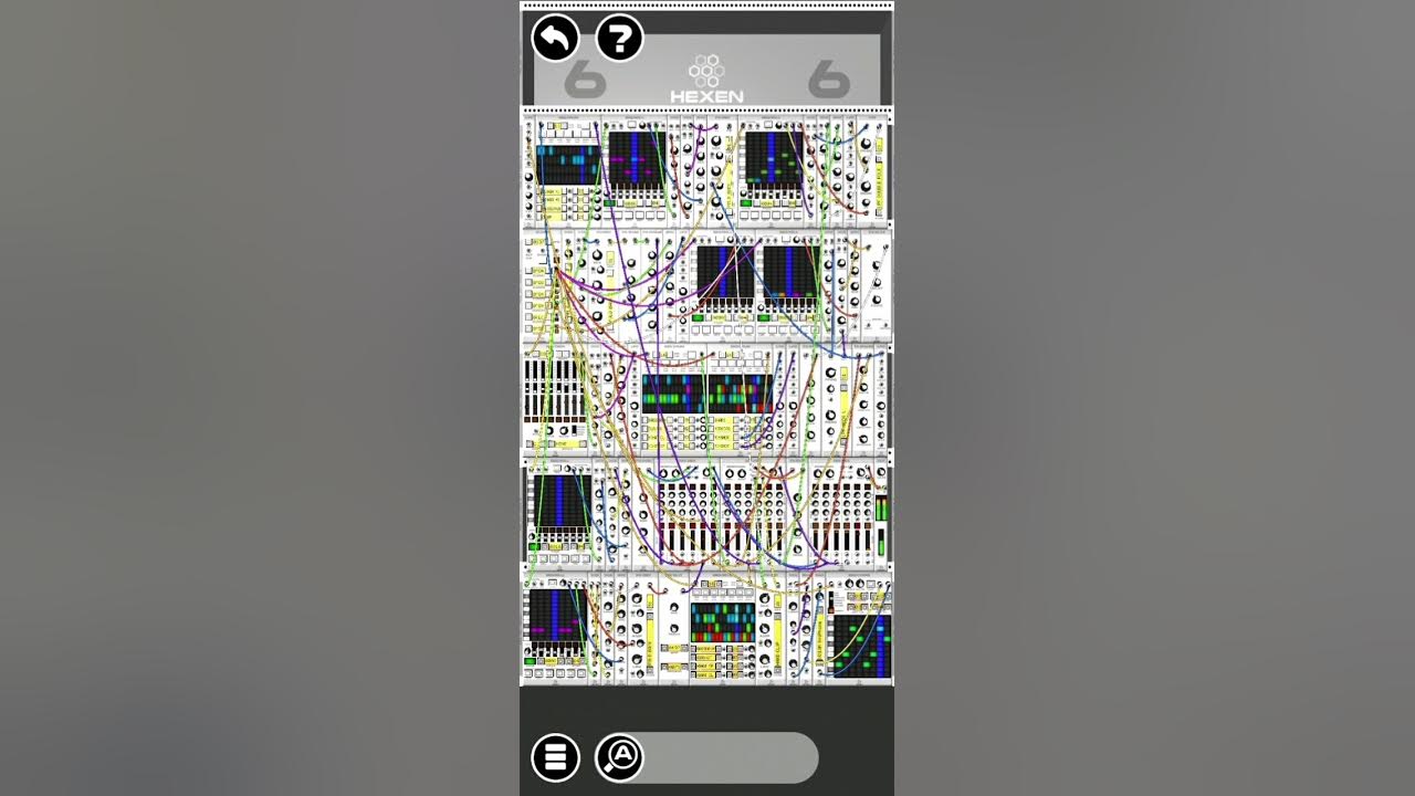 hexen app virtual modular synthesizer patch 06 137 bpm - YouTube