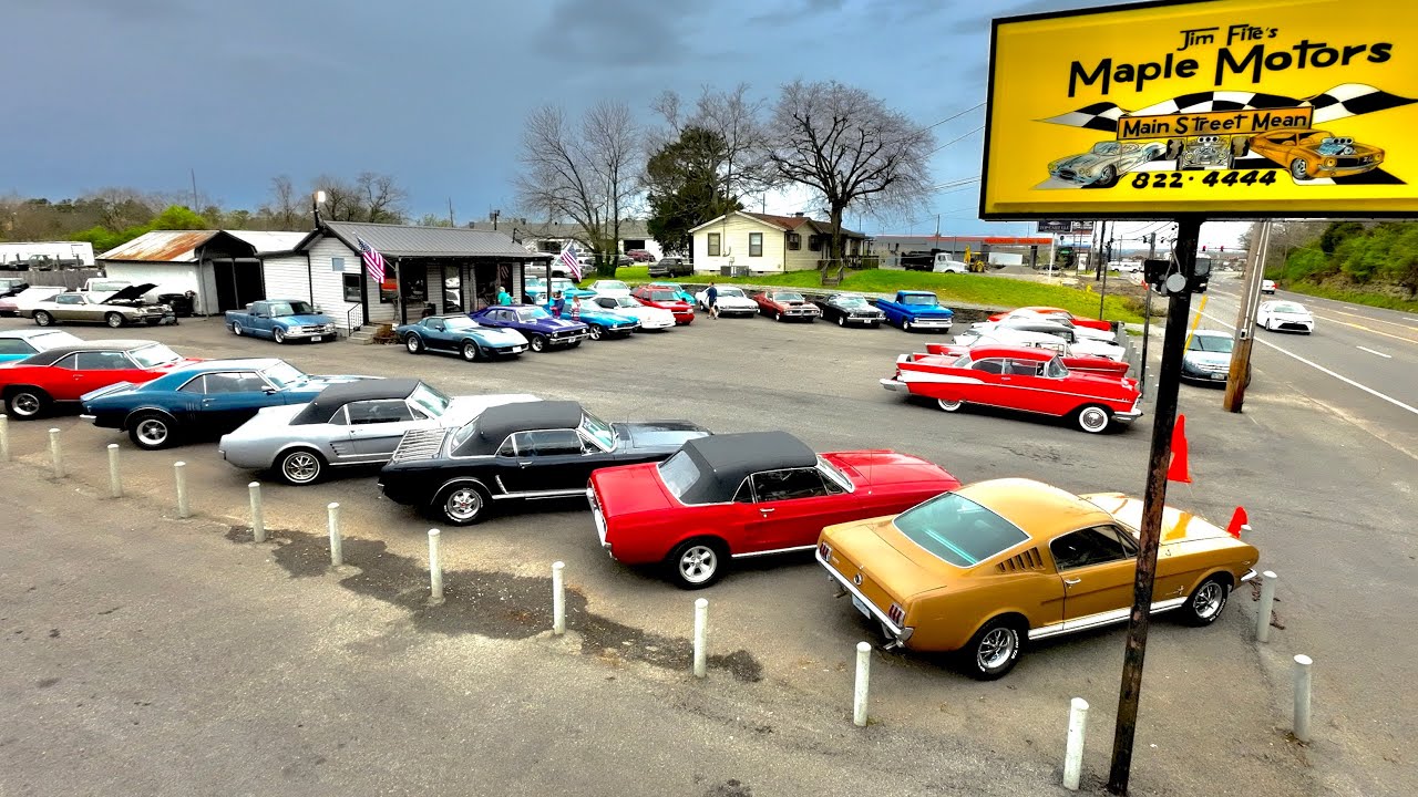 Classic American Muscle Car Lot Inventory Walk 4/3/23 Maple Motors Hot ...