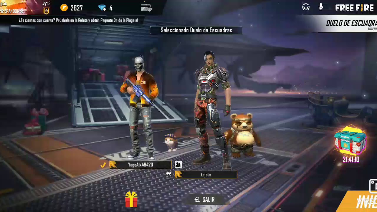 Jugando free Fire xd - YouTube