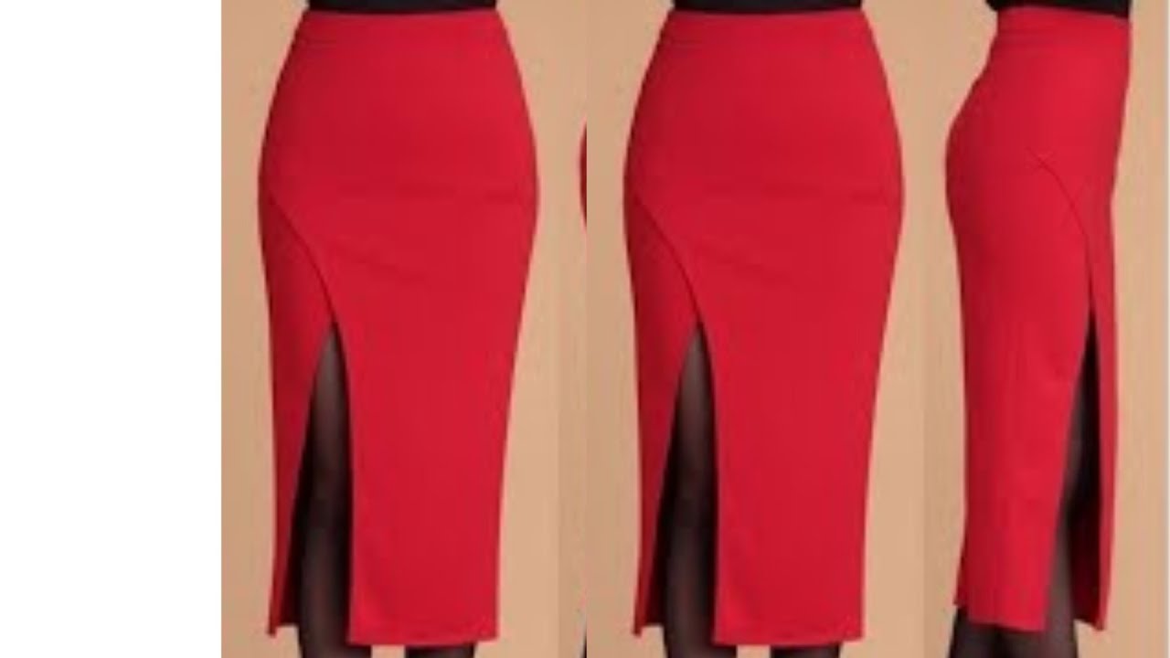 Overlapping Skirt: The Cut & Sew Guide - YouTube