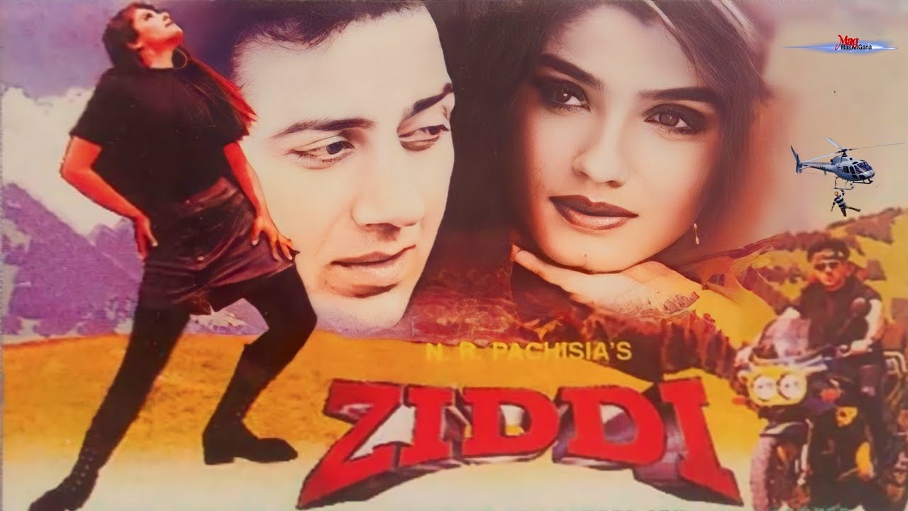 Mera Dil Le Gayi Oye | Ziddi | Lalit Sen, Sunny Deol, Raveena Tandon ...