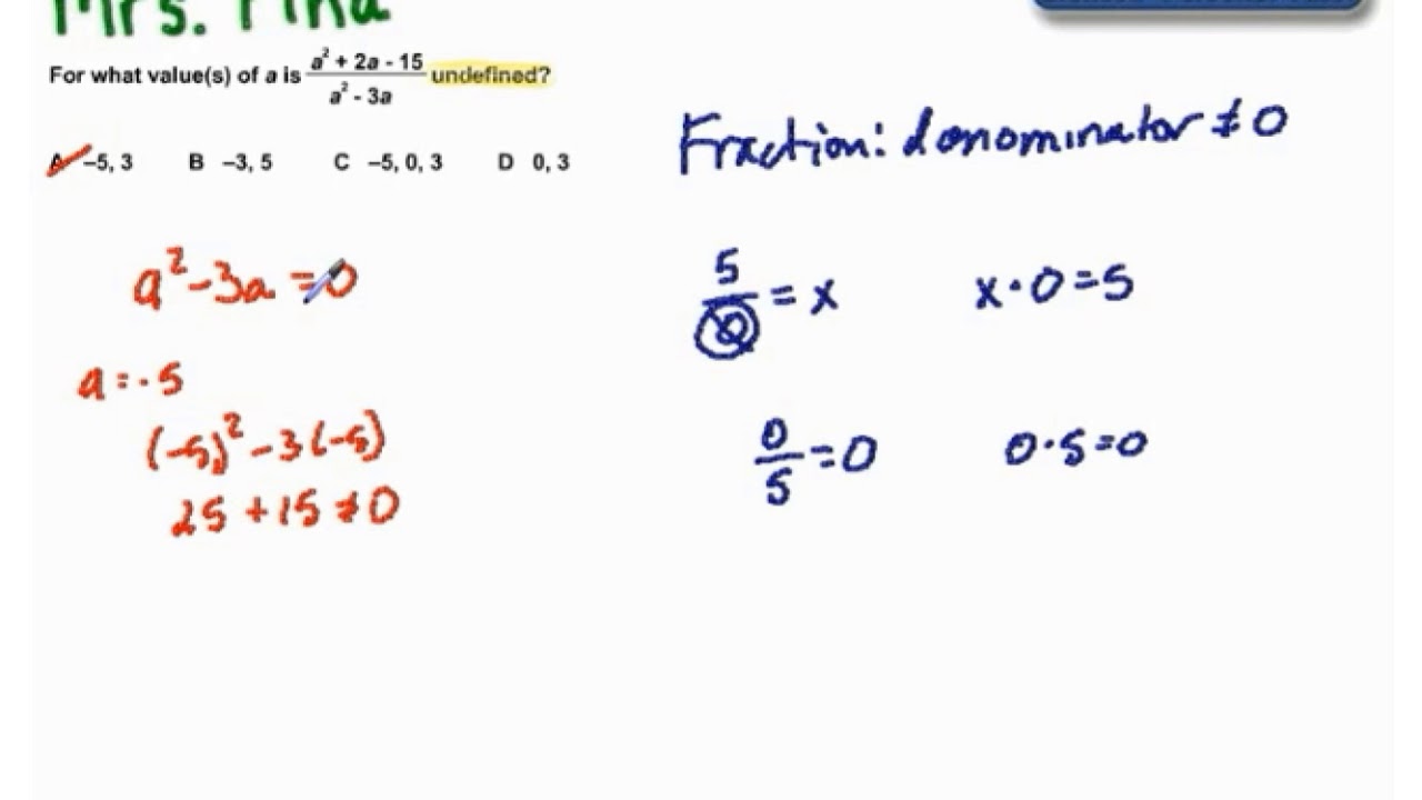 Undefined Values Of Rational Expressions YouTube undefined-values-of-rational-expressions-youtube