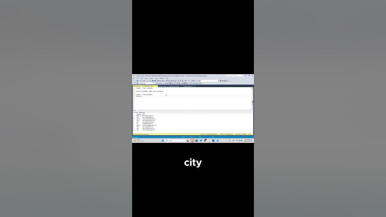 Filtering Data with SQL WHERE Clause! #sqldevelopment #database # ...