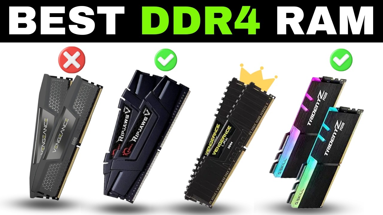 7 Best DDR4 RAM for Gaming & Video Editing on Desktop PC [2026] 🧠 ...