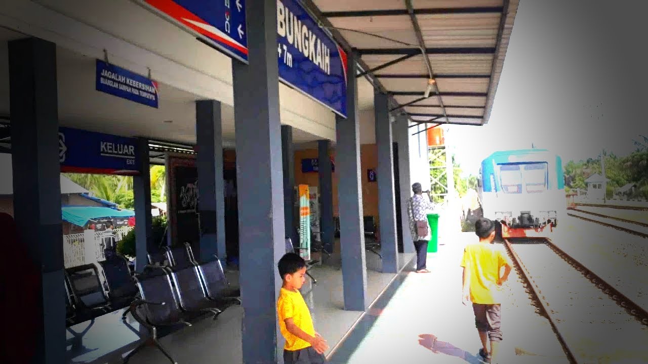 KERETA API ACEH - Pertama Sekali Naik KERETA API CUT MEUTIA ke Bungkaih ...