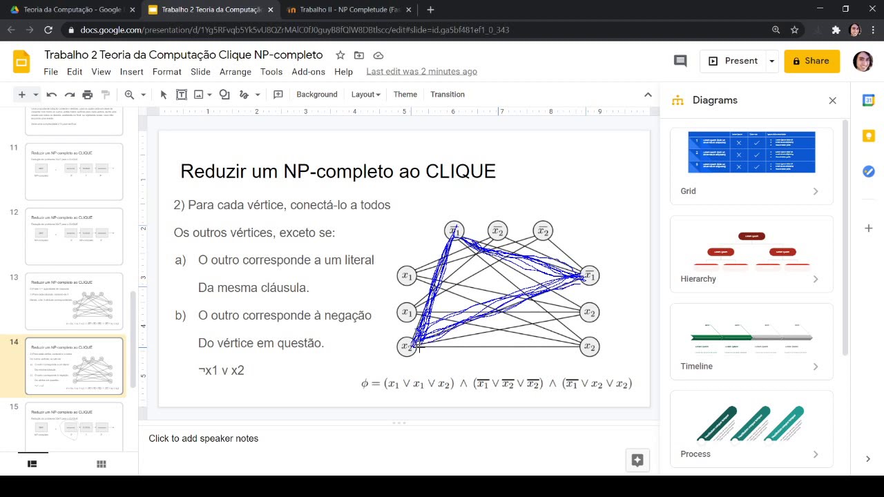 Prova que CLIQUE é NP Completo - YouTube