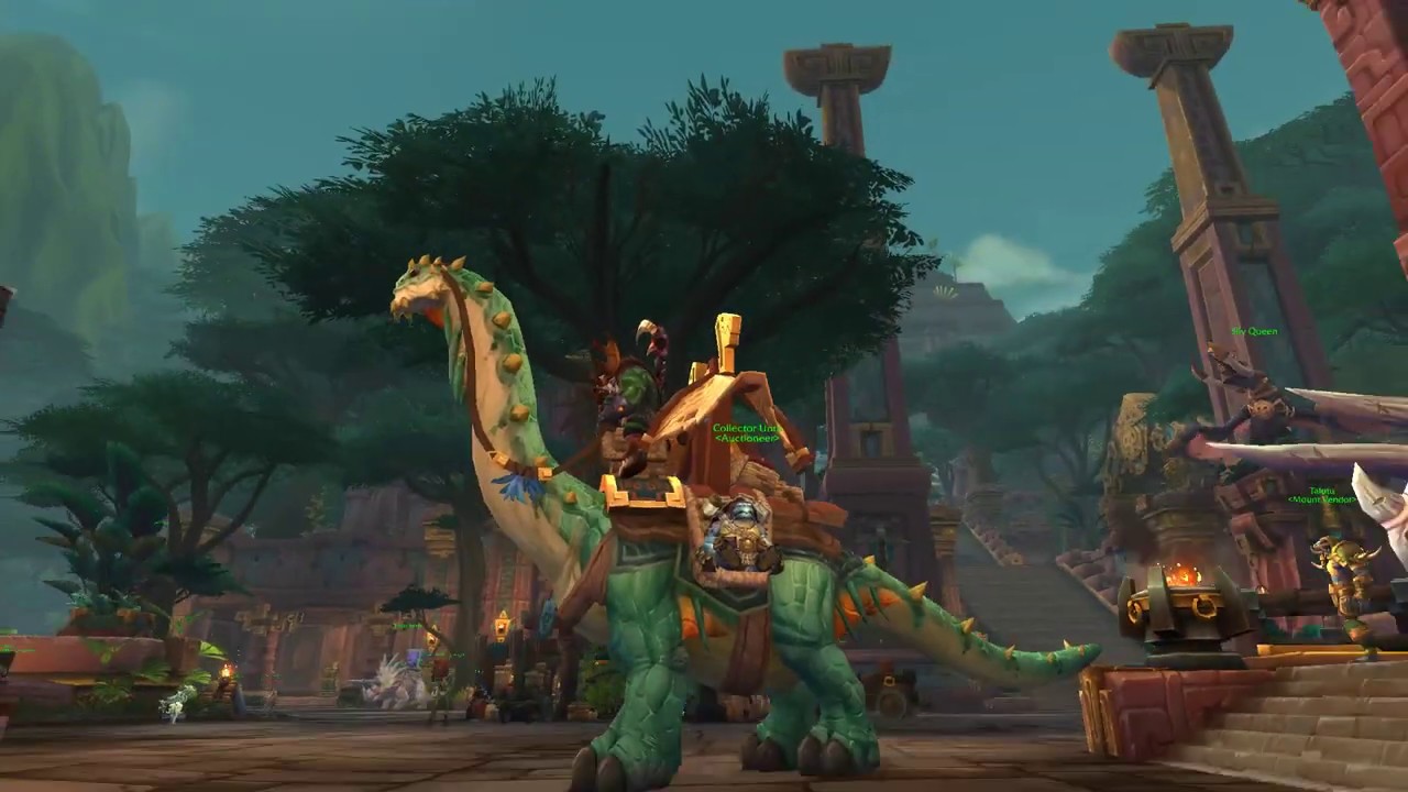World Of Warcraft - Buying the Mighty Caravan Brutosaur - YouTube