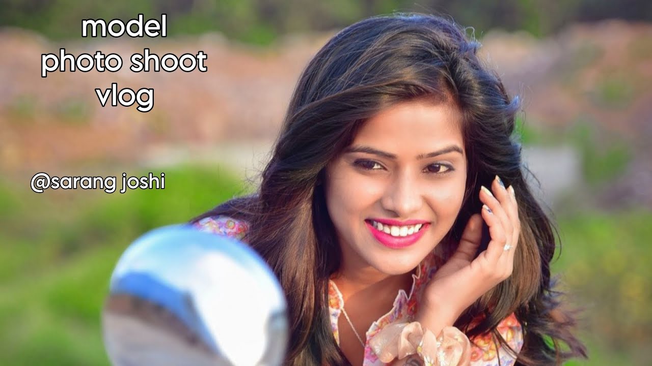 Sarang Joshi model photoshoot vlogging video - YouTube