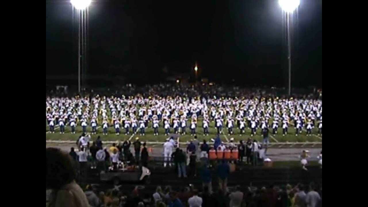 Hudson and Solon High School Marching Bands combine 9 25 09 - YouTube