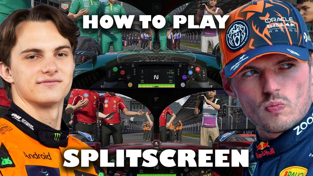 How To Play SPLITSCREEN On F1 25! - YouTube