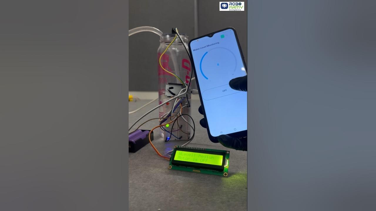 DIY IOT Based Water tank fillingProject #scienceproject #arduinoprojects #smartwatertank # ...