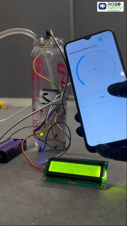 DIY IOT Based Water tank fillingProject #scienceproject #arduinoprojects #smartwatertank # ...