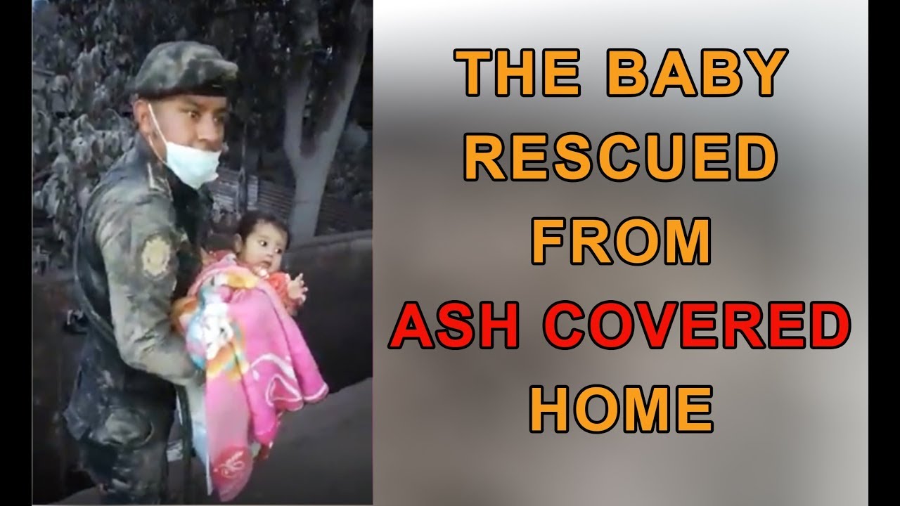 Amazing Miracle: Baby Girl Rescued Alive From Ash After Volcanic ...