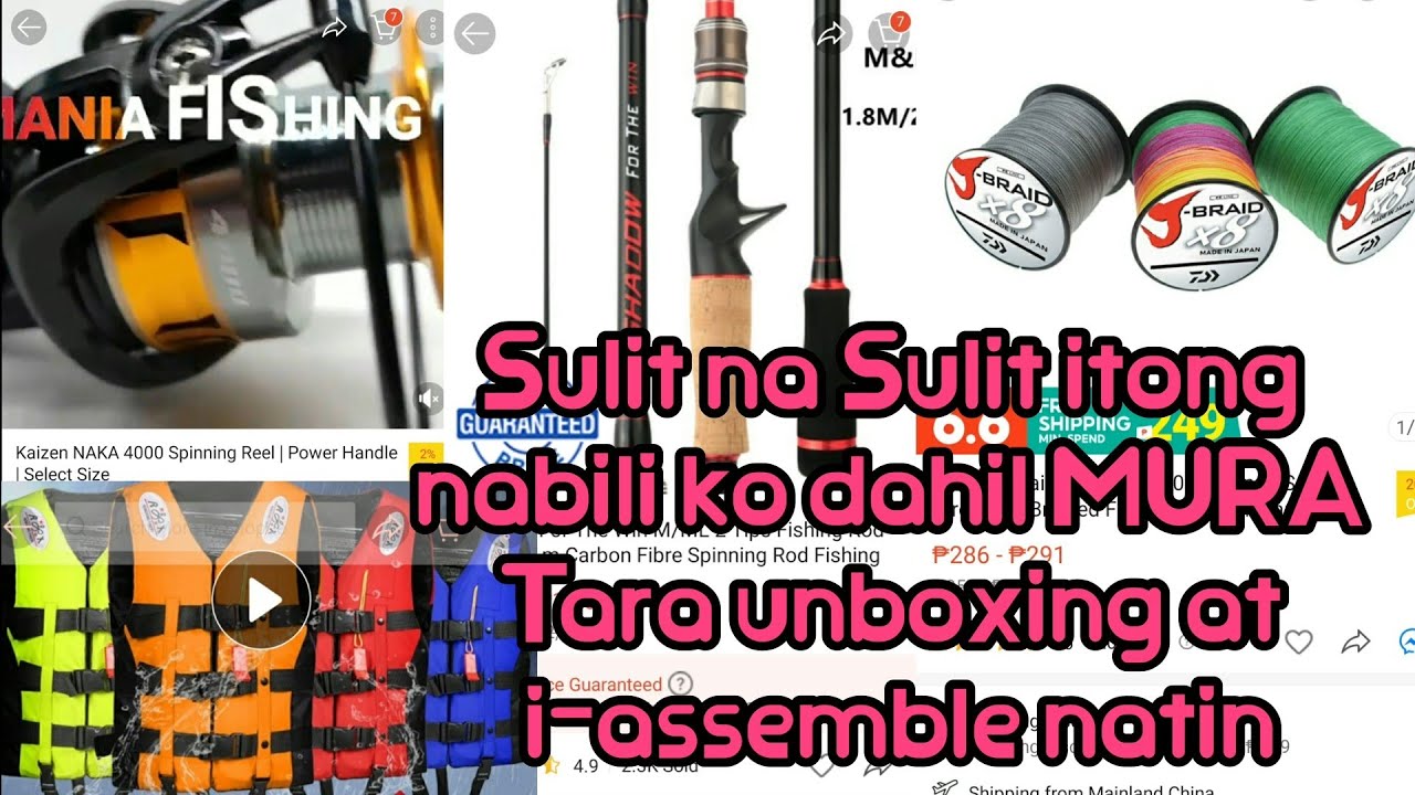 Shadow for the win Rod| KAIZEN Naka 4000 spinning Reel| DAIWA 8 strand ...