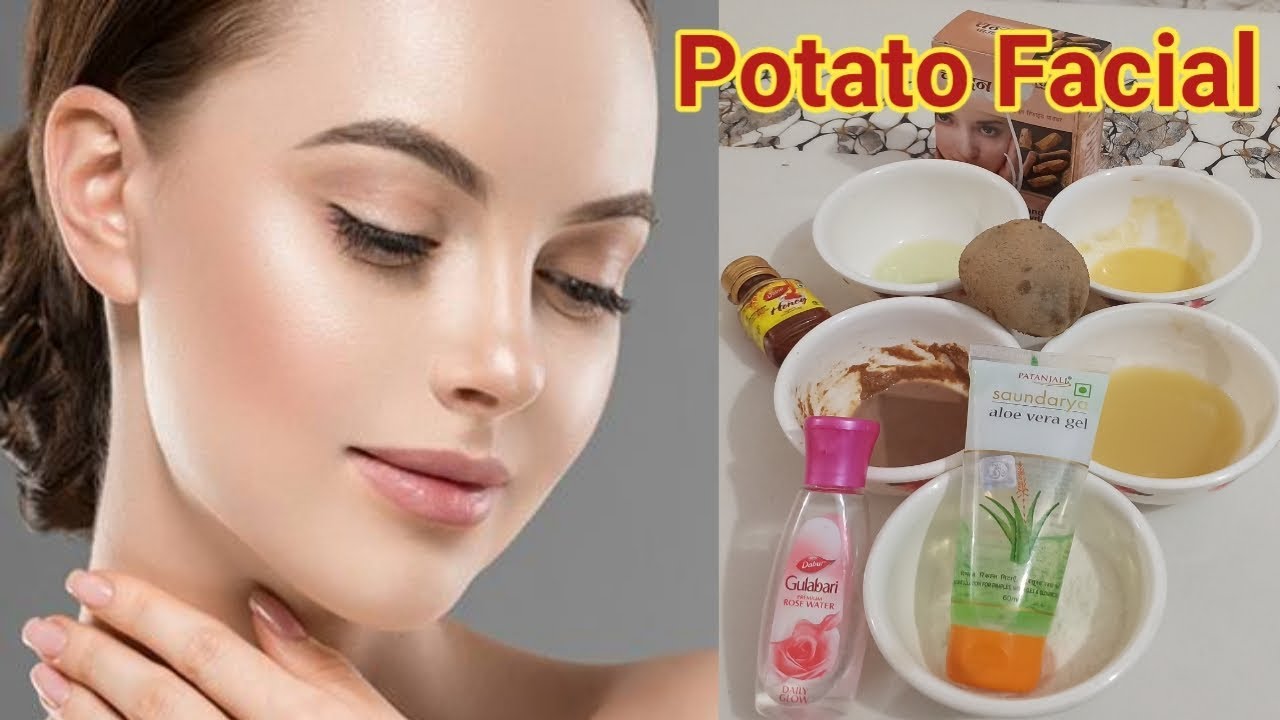 Homemade Potato Facial for all skin types | Potato se spotless skin ...