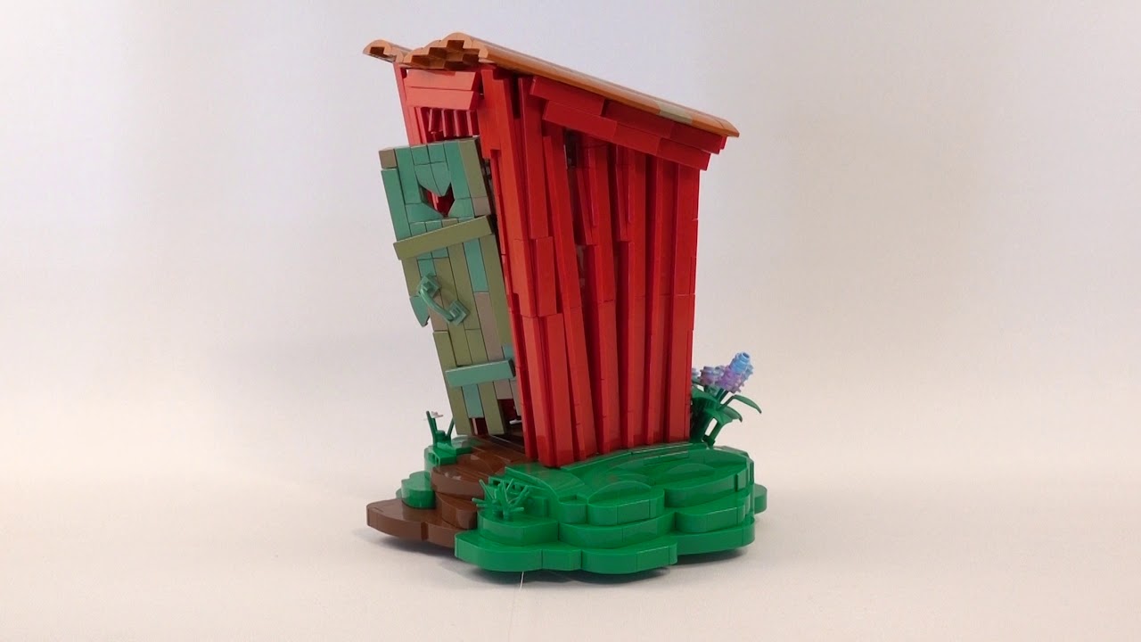 LEGO - old rickety outhouse - YouTube
