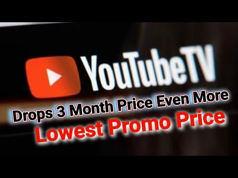 Big Price Drop! YouTube TV Best 3 Months Price!!! - YouTube