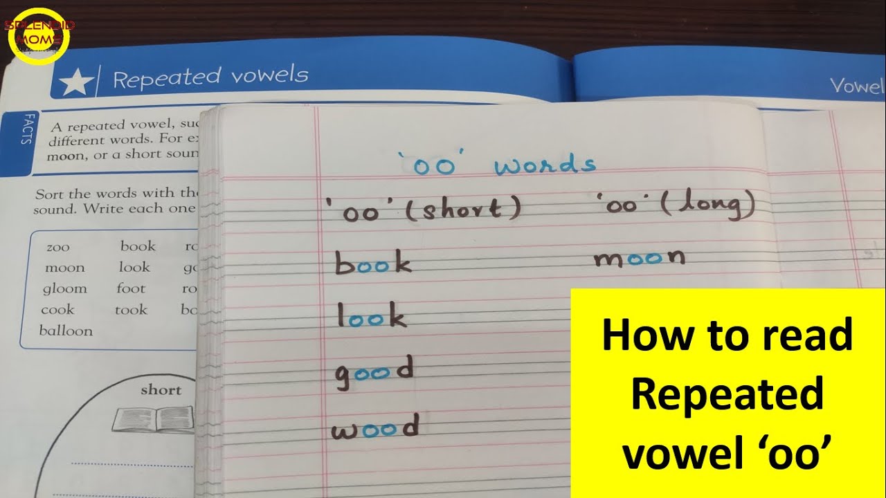 How to Read Repeated vowel oo || Long sound oo Short sound oo - YouTube