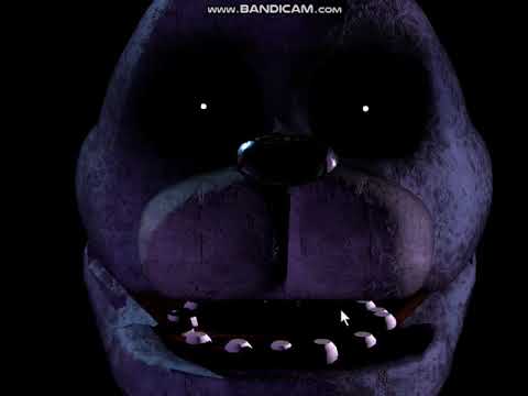FNaF 1 - RARE BONNİE DEATH SCREEN - YouTube
