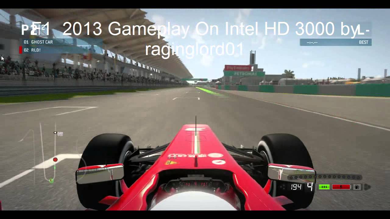 F1 2013 Gameplay on Intel HD 3000 - YouTube