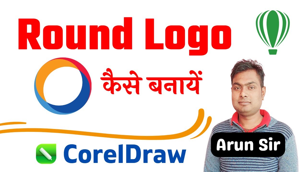 Corel Draw (Day 15) How to Create Round Logo in Corel Draw - YouTube