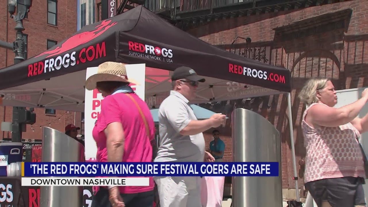 Red Frogs making sure festivalgoers are safe in downtown Nashville ...