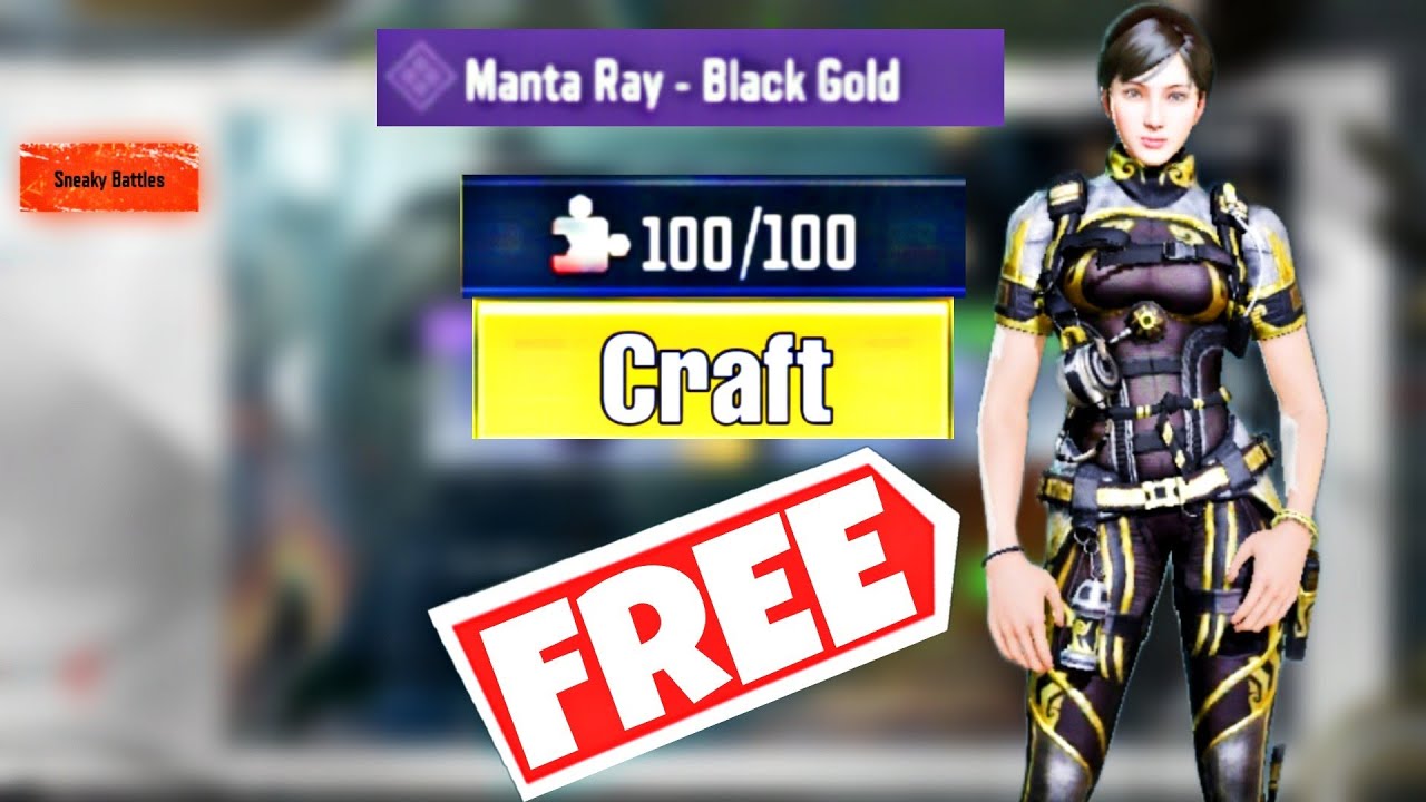HOW TO GET/UNLOCK MANTA RAY BLACK GOLD FAST IN COD MOBILE SEASON 8 FREE ...