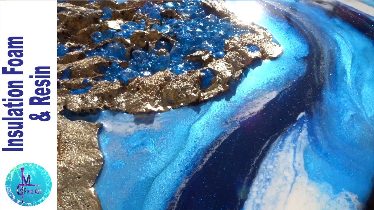 Resin and Insulation foam Island scene - struggles, tipps and tricks ...