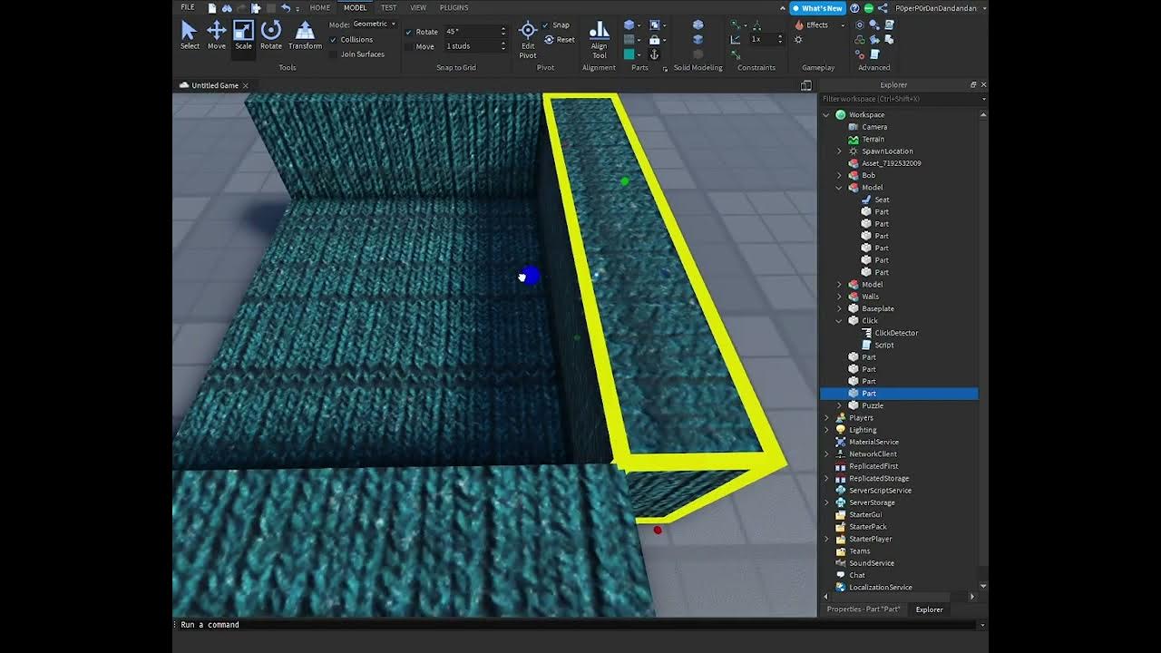 How to build a Couch in Roblox Studio #3 - YouTube