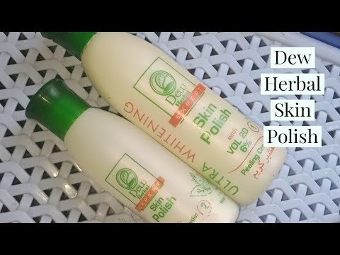 Dew Herbal Skin Polish || Salon Like Skin Polishing at Home - YouTube