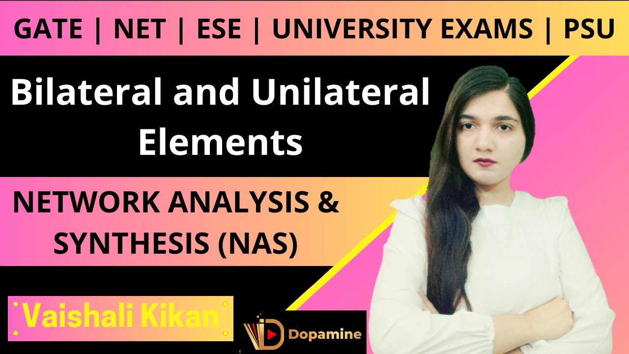NAS L 5 | Bilateral and Unilateral Elements | Network Analysis and ...