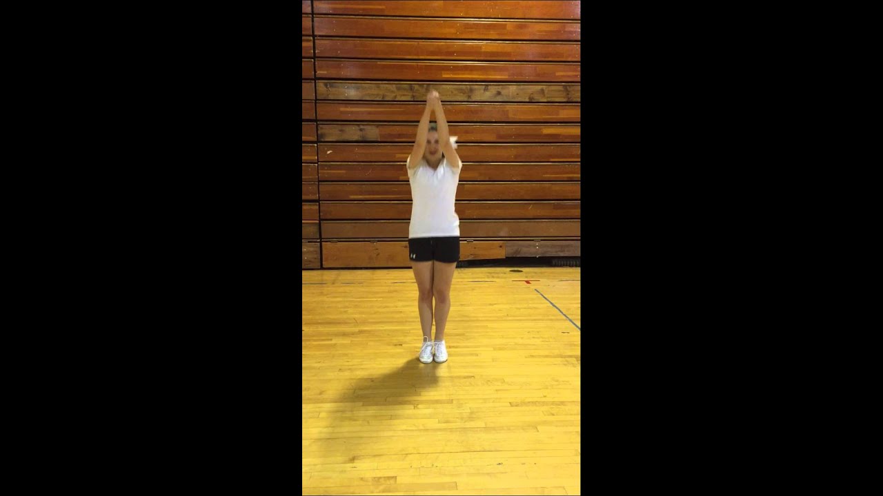 2015-2016 MS Cheer Tryout - Cheer from Front - YouTube