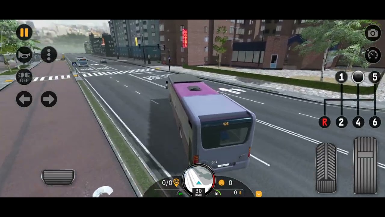 BUS SIMULATOR 2023 - Walkthrough ROUTE 4 Mobile Gameplay Simulation ...