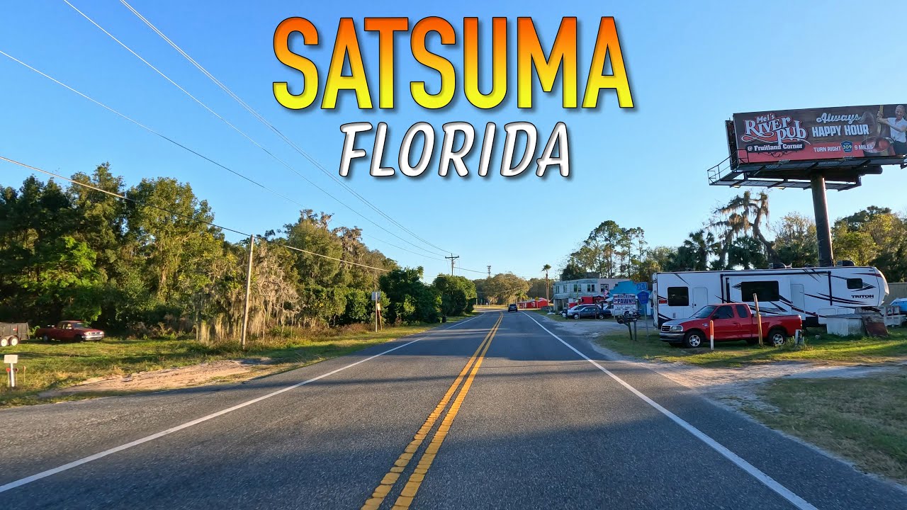Satsuma Florida Driving Through - YouTube