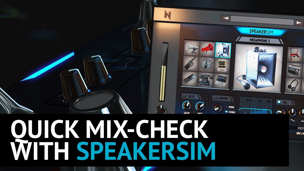 Quick Mix Checking on Different Monitors with SpeakerSim Plugin - YouTube