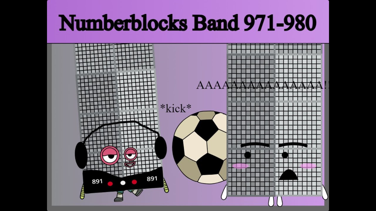 Numberblocks Band 971-980 (Each Sounds) - YouTube