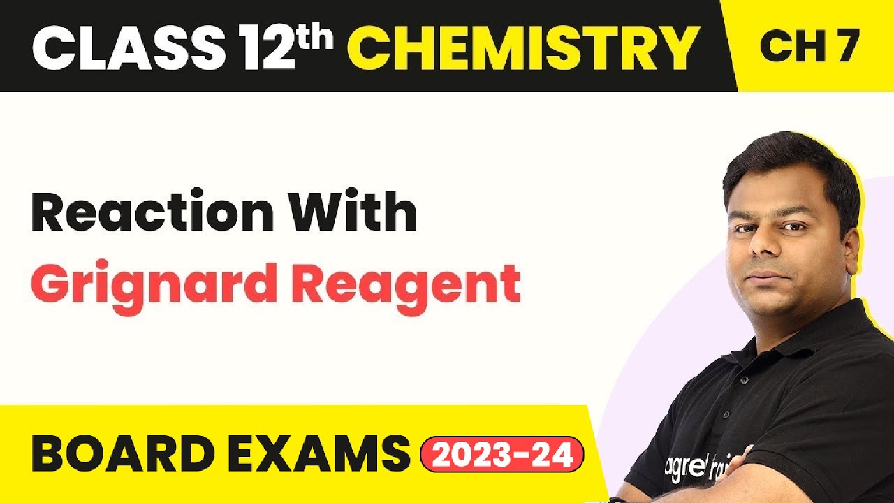 Reaction With Grignard Reagent - Alcohols, Phenols and Ethers | Class ...