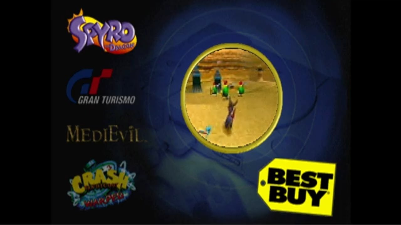 Best Buy Demo CD - Sony PlayStation - Intro & Title Screen - YouTube