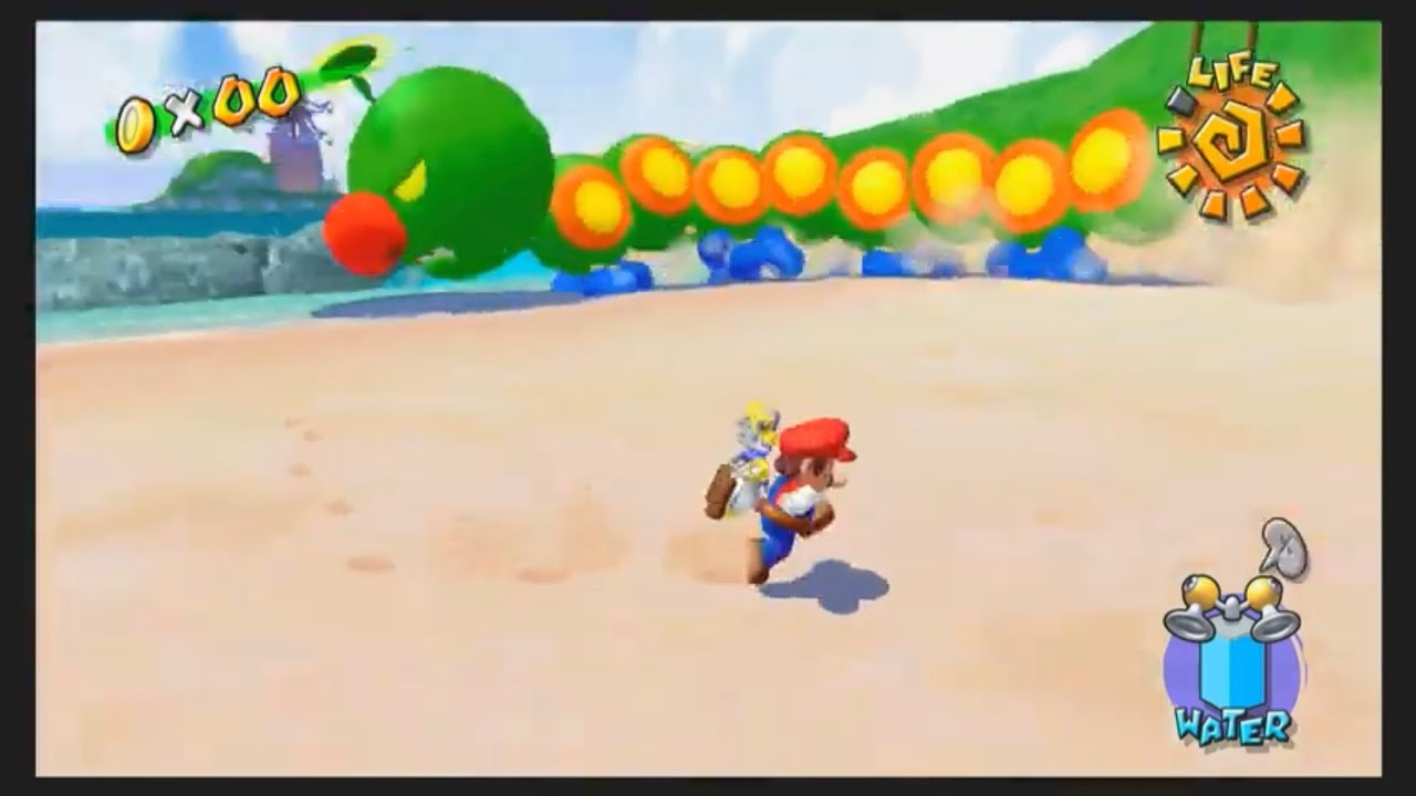 Super Mario Sunshine (3D All Stars) # 11: Gelato Beach - Wiggler Ahoy ...