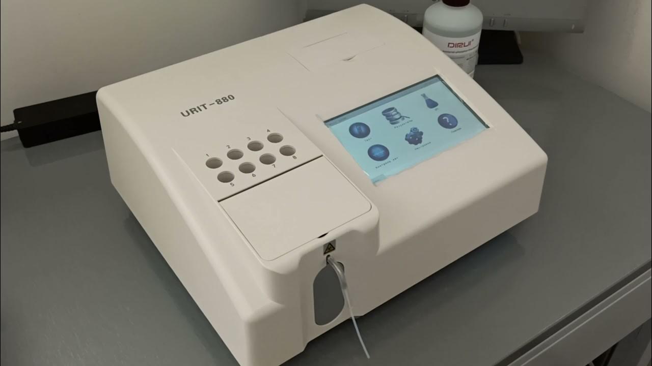 Полуавтомат биохимик анализатор. - YouTube