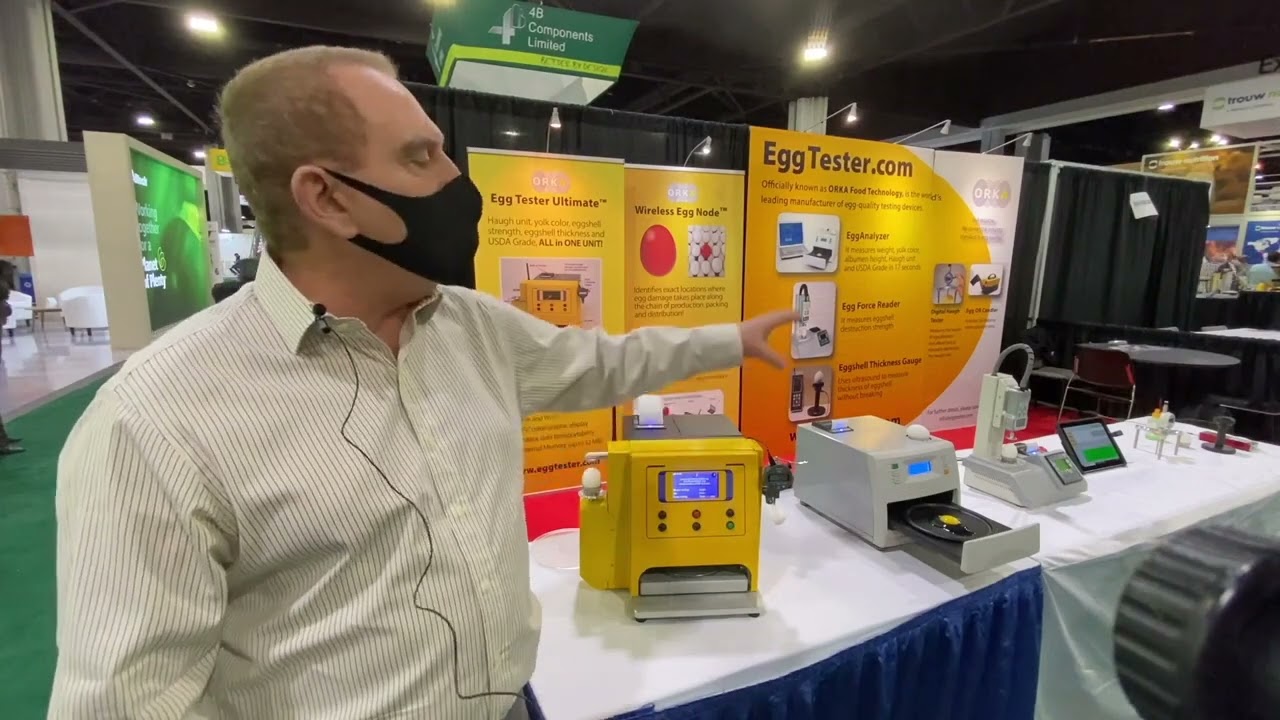 ORKA's Egg Tester Ultimate measures Haugh unit, yolk color, shell ...