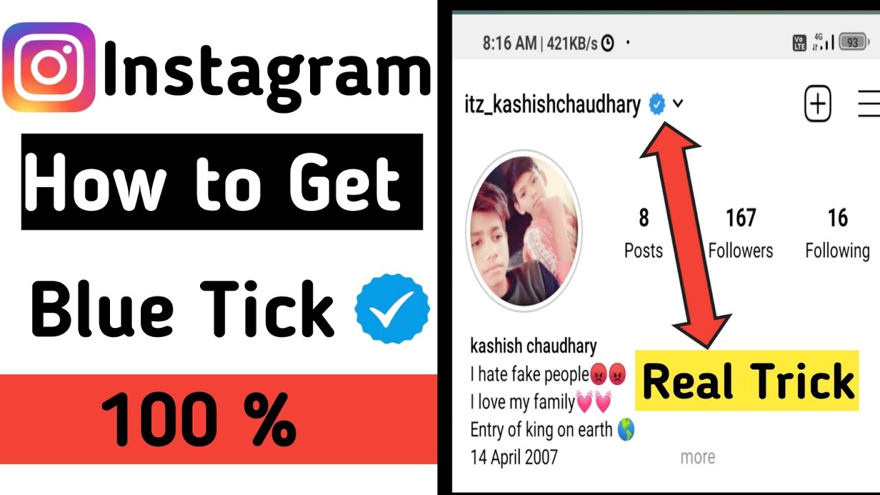 How to get blue tick on Instagram 2021| Instagram blue par tick kaise ...