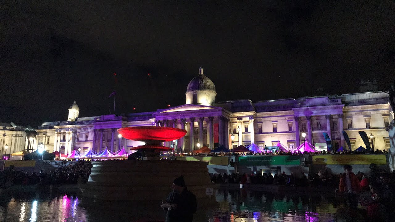 Diwali Festival London 2018 Trafalgar Square दीपावली - YouTube