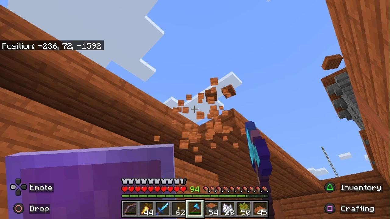 Minecraft woodworking shop build part 1 - YouTube