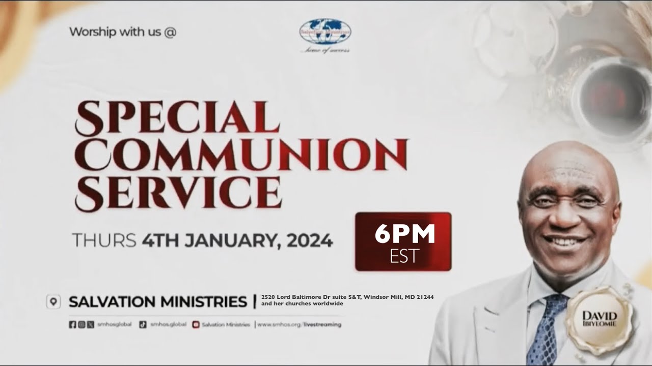 SPECIAL COMMUNION SERVICE | MIDWEEK SERVICE | 1.4.23 - YouTube