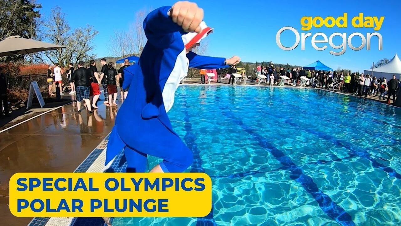 Andy's Adventures: Special Olympics Oregon Polar Plunge - YouTube