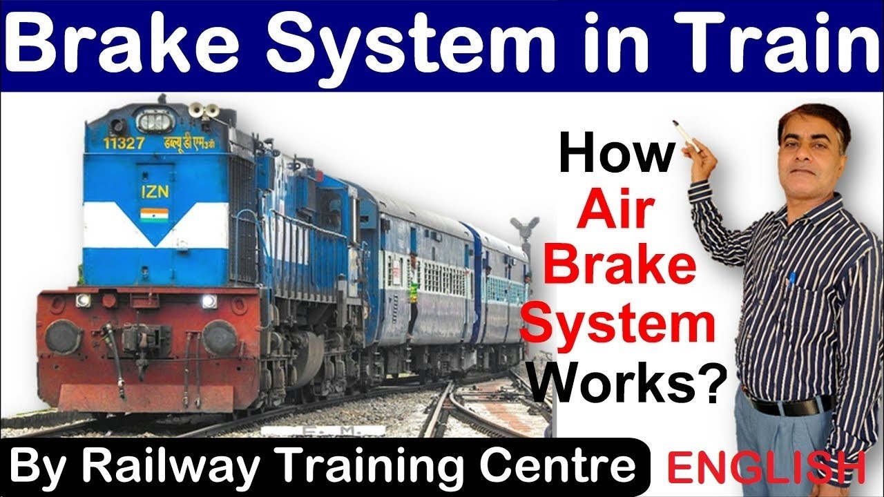 Brake System in Train in English || Air Brake in Train || Twin Pipe Air ...