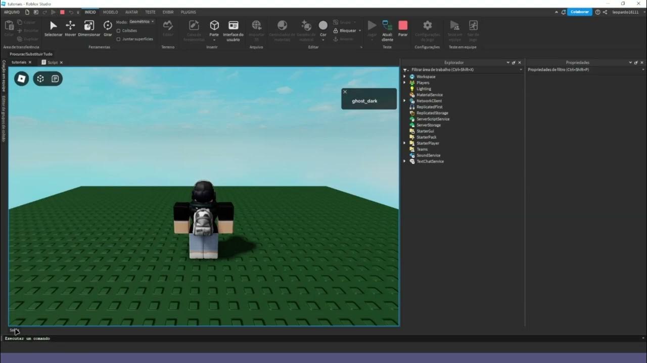 tutorial:1 de programaçao roblox studio - YouTube