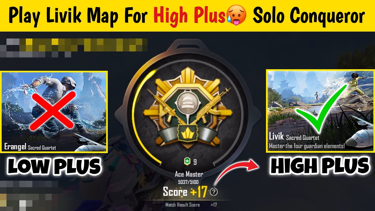 How to Get High Plus🔥in Livik Map Bgmi | Solo Conqueror Rankpush Tips and Tricks - YouTube