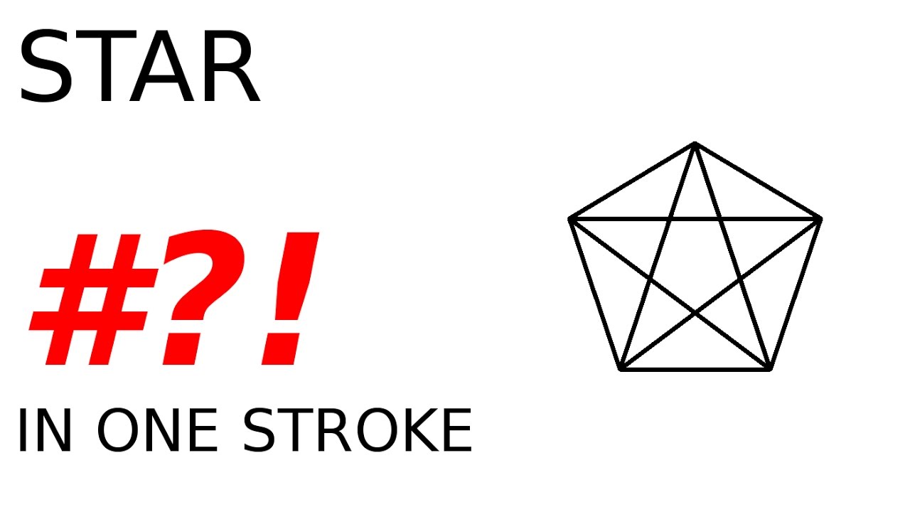 One stroke STAR - YouTube